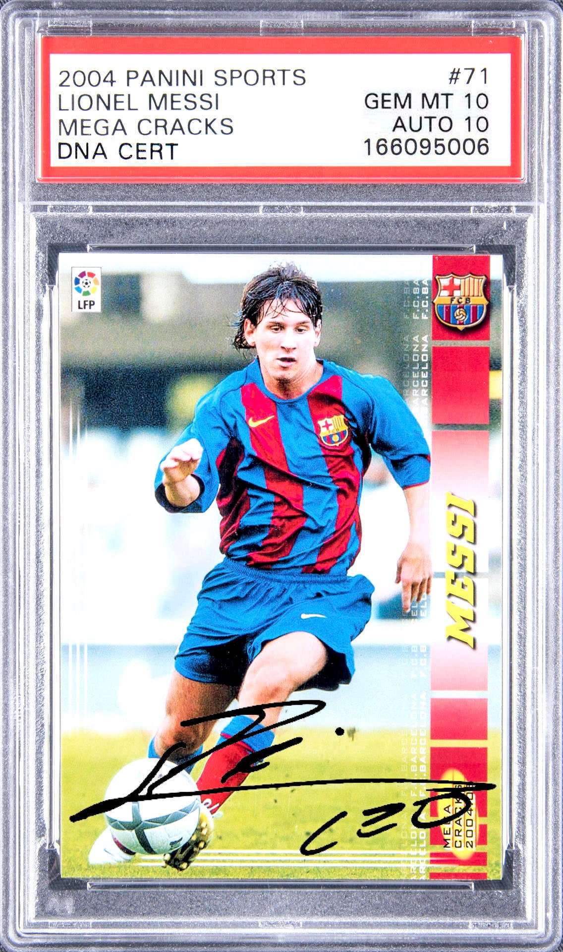 Reprint Rookie Card Signed 71 Lionel Messi Soccer 2004 Panini - Etsy ...