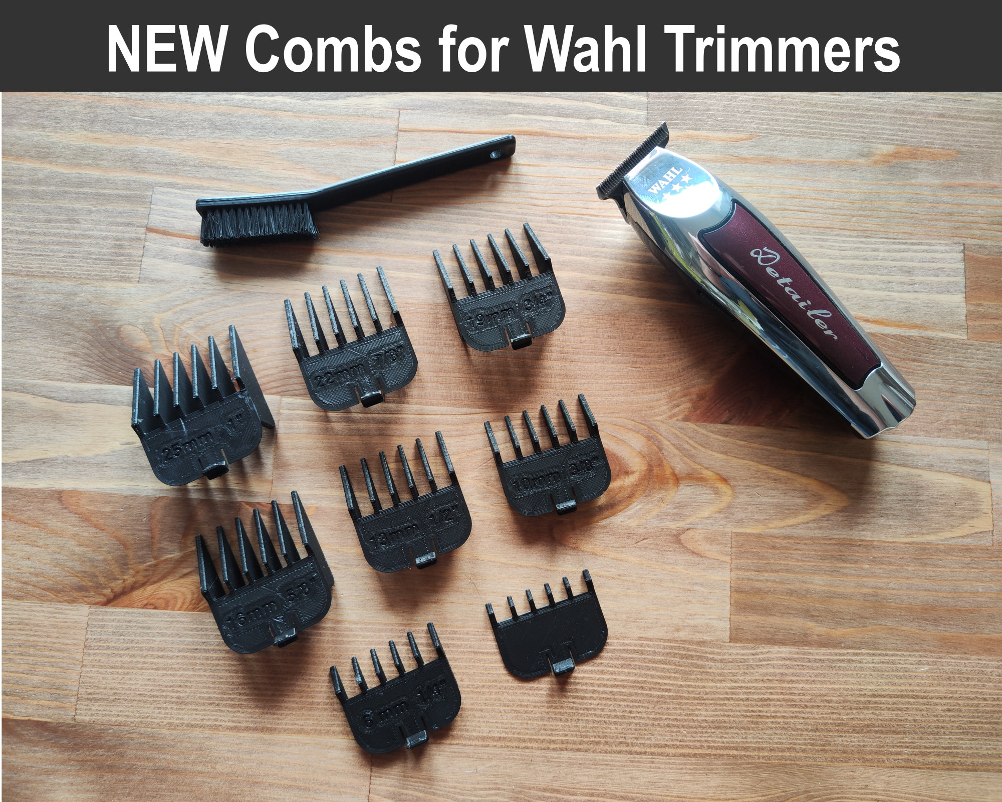 Wahl Detailer Clipper Guards: Hair & Beard Trimmer Comb Attachments - Etsy