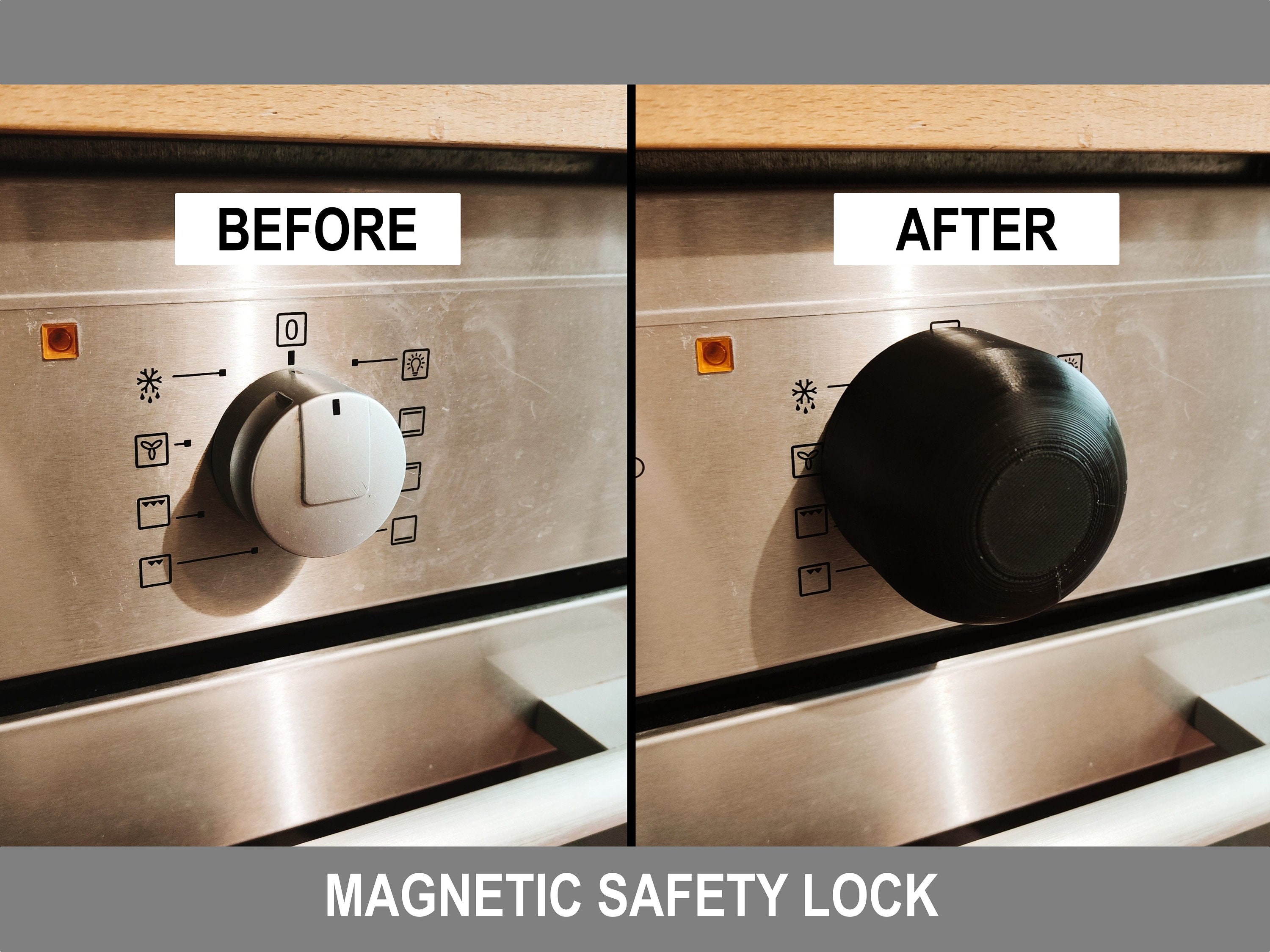 Stove Toddler Child Safety Lock Oven Dishwasher Rotary Knob Protection ...