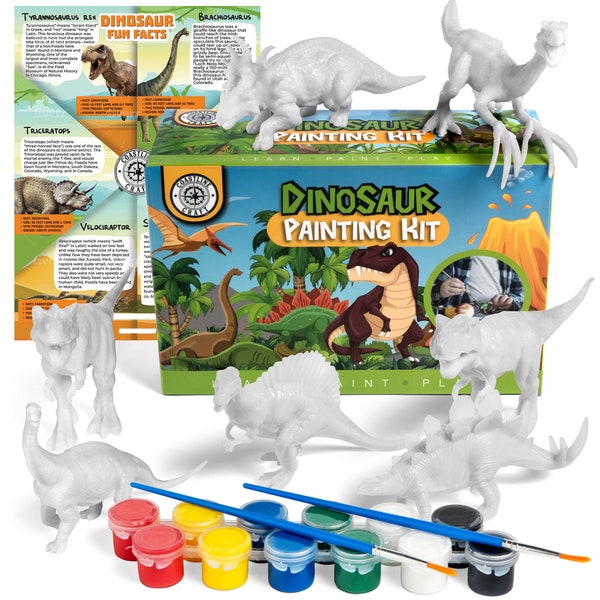 Dinosaur Painting - Etsy