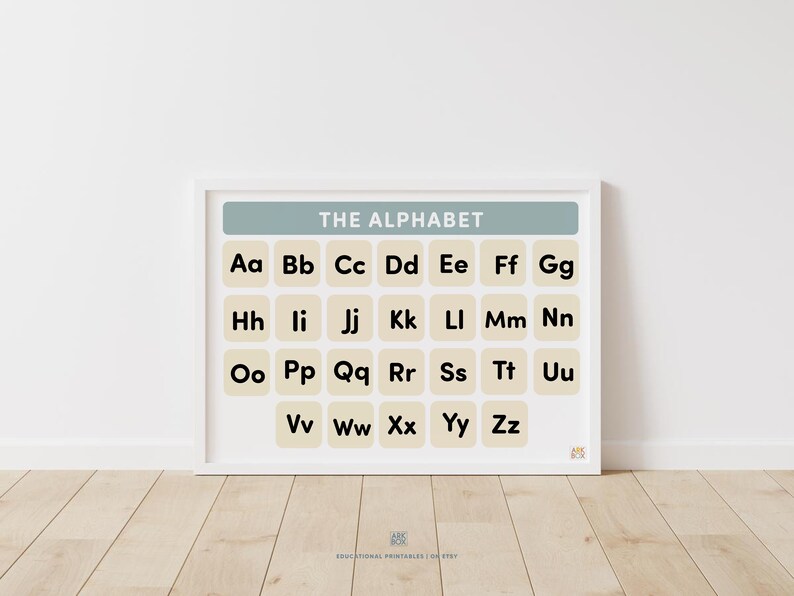 Large Alphabet Block Letters for Kids Crafts, Printable Uppercase and ...