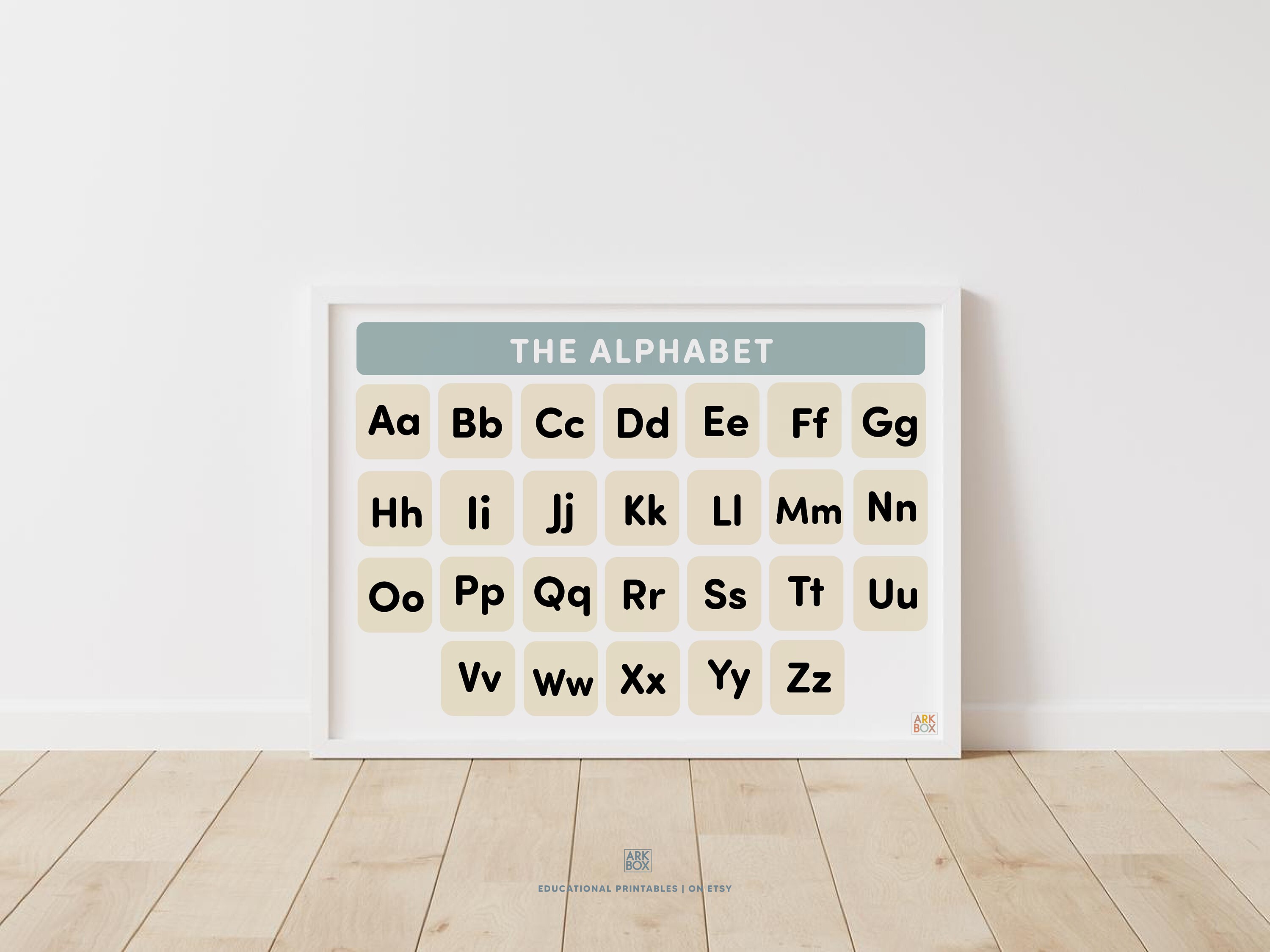 Large Alphabet Block Letters for Kids Crafts, Printable Uppercase and ...