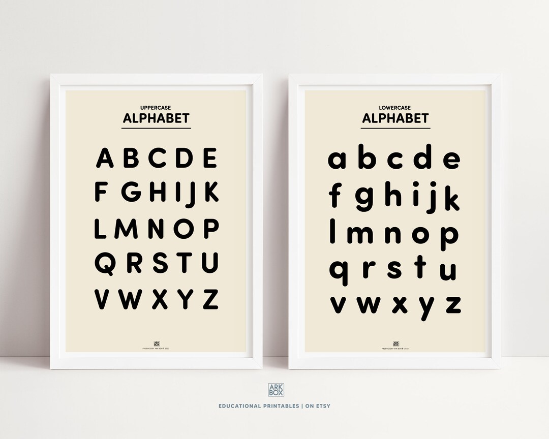 ABC Poster, Homeschool Classroom Decor, ABC Poster, Back to School ...