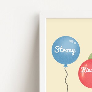 Growth Mindset Classroom Poster for Kids, Printable Motivational Wall ...