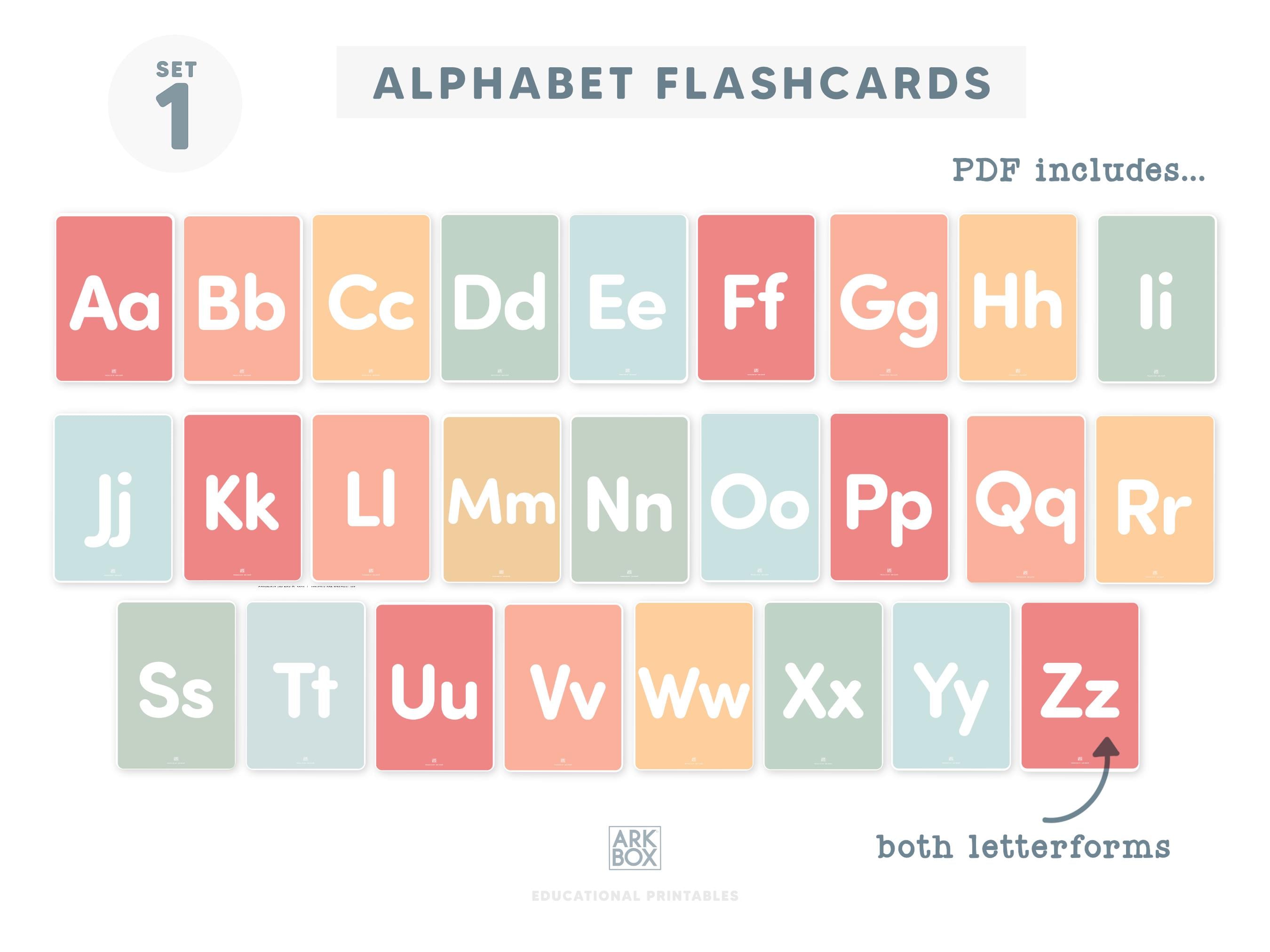 Educational Cards | Number Flashcards | 26 Abc Flash Cards | Alphabet ...