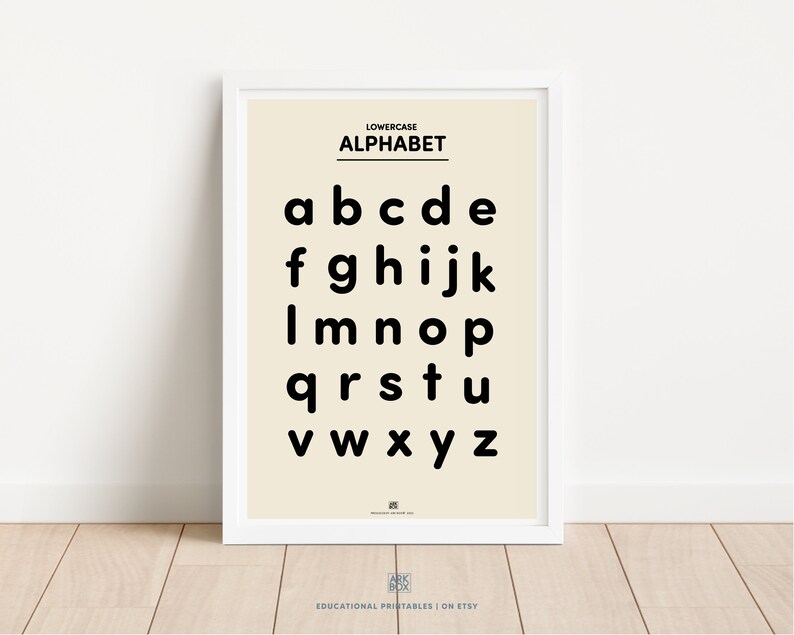 ABC Poster, Homeschool Classroom Decor, ABC Poster, Back to School ...