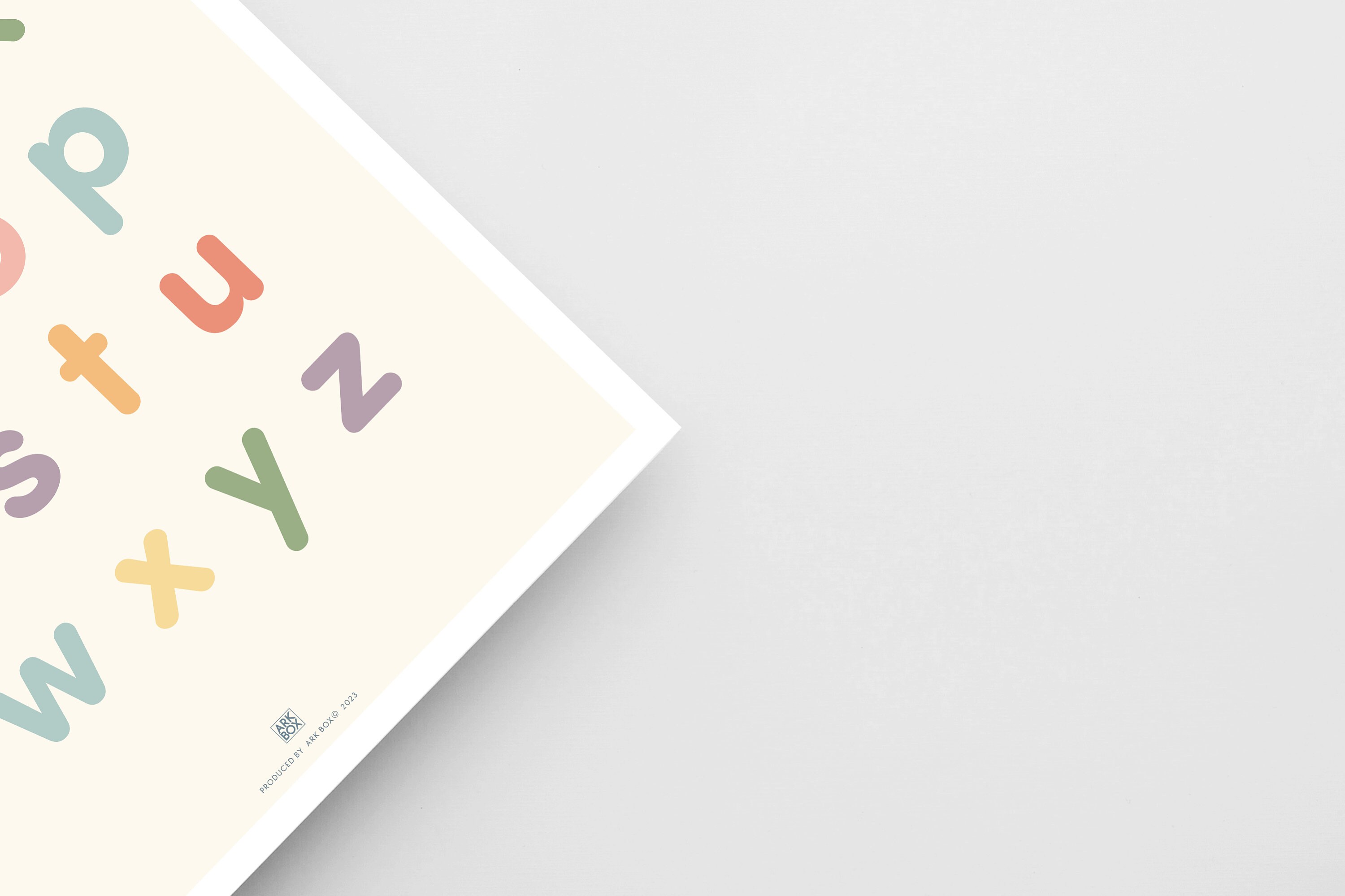 ABC Poster, Rainbow Alphabet Poster, Educational Wall Art Printable ...