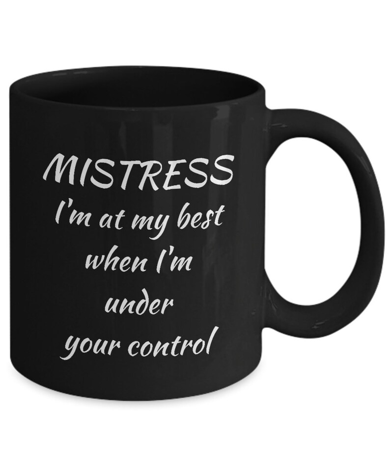 Cheeky Black Coffee Mug for Submissive Man Woman Who Obeys A - Etsy