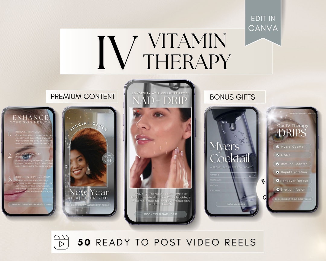 IV Therapy Video Reel, IV Therapy Social Media Post, IV Therapy ...