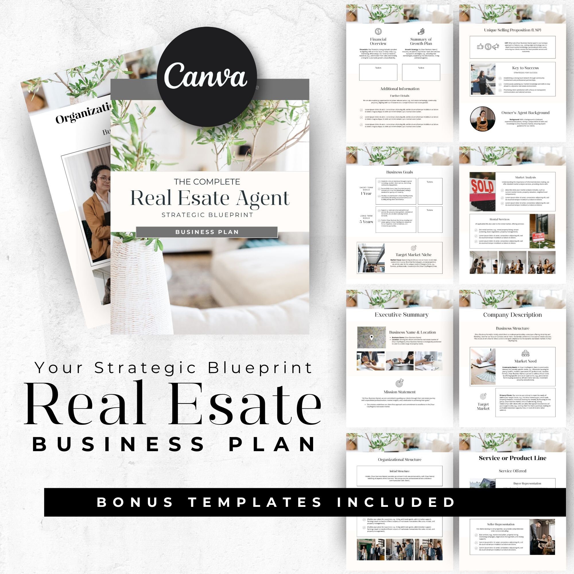 Real Estate Business Plan, Elevated Agent Business Proposal, Realtor ...