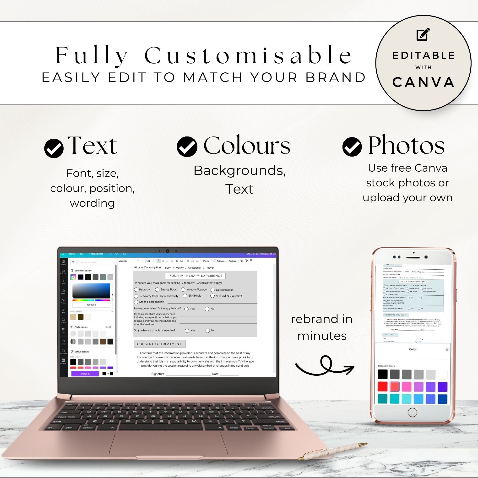 IV Therapy Template, IV Therapy Form, Intravenous Therapy, IV ...