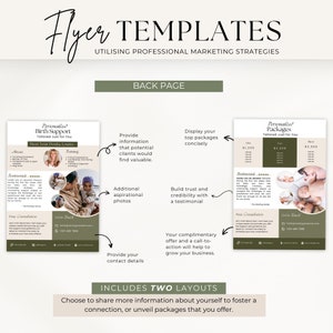 Postpartum Doula, Doula Brochure, Postpartum Nurse Flyer, Childbirth ...