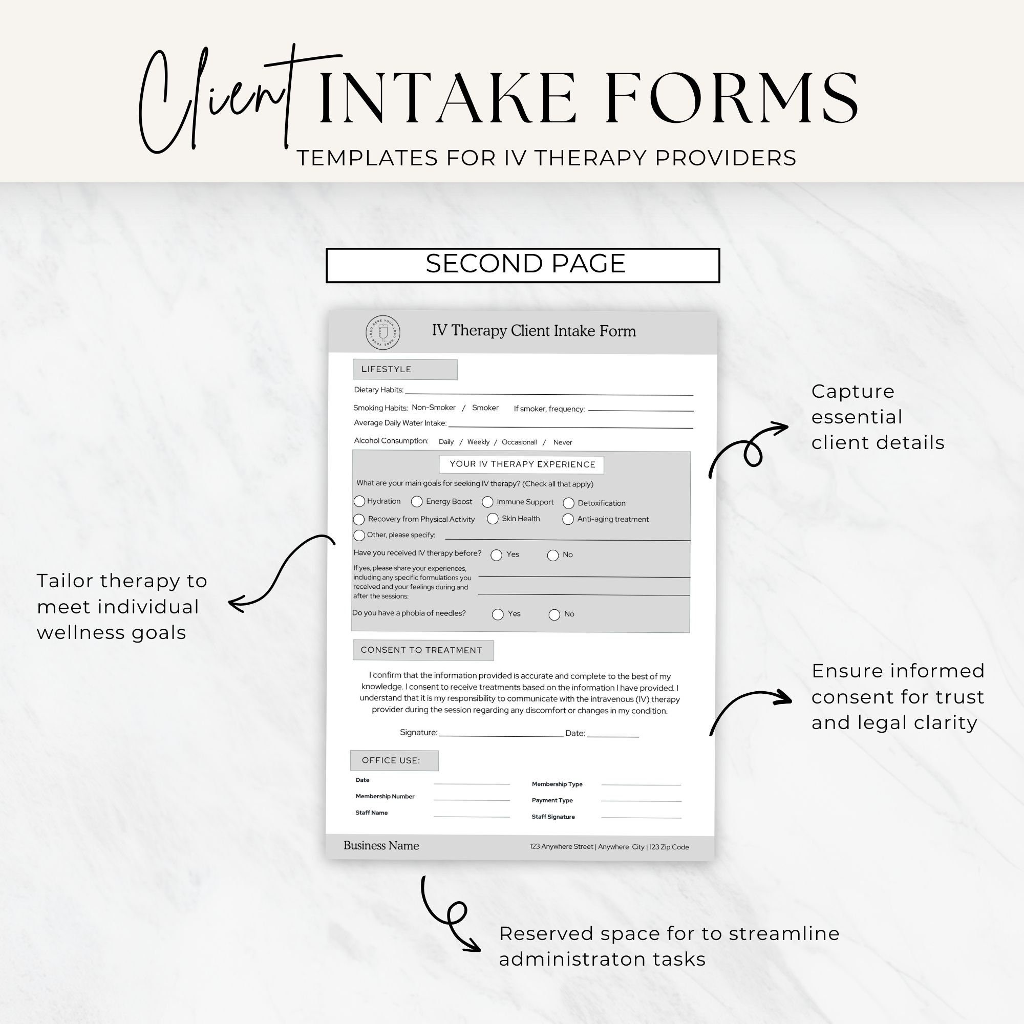 IV Therapy Template, IV Therapy Form, Intravenous Therapy, IV ...