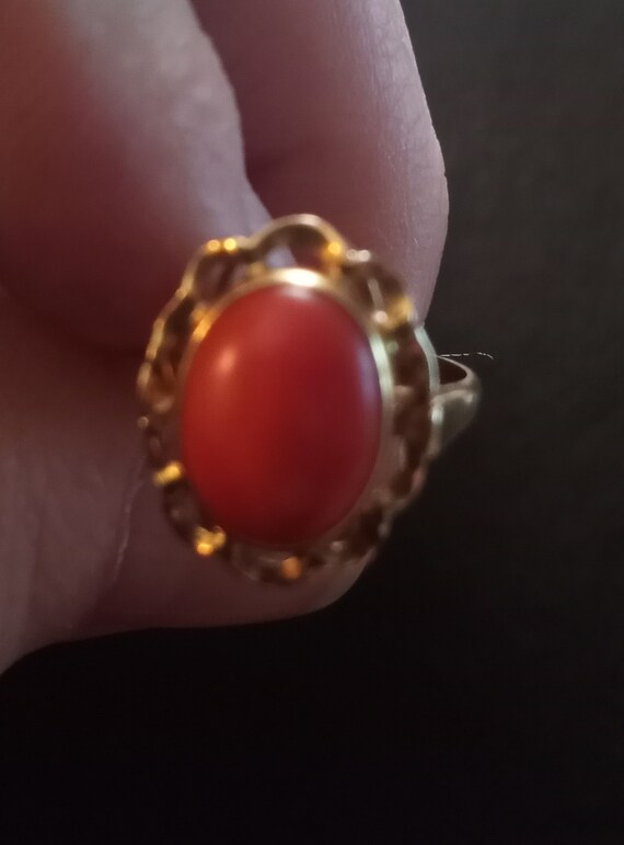 vintage sardinian ox blood - Gem