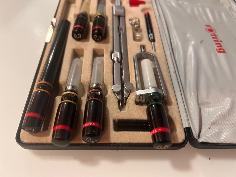 Rotring Technical Drawing Case - Etsy