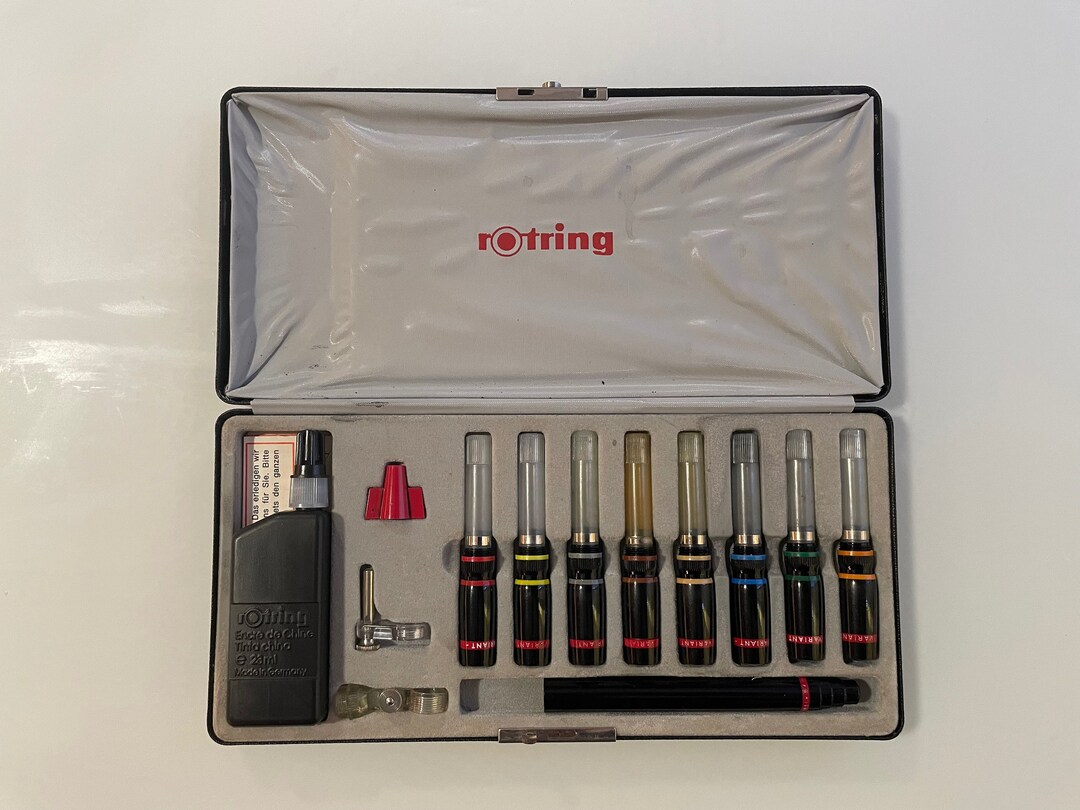 Complete Set of 8 Rotring Variant Fountain Pens - Etsy UK