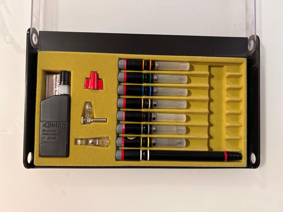 Complete Set of 8 Rotring Varioscript Pens - Etsy UK