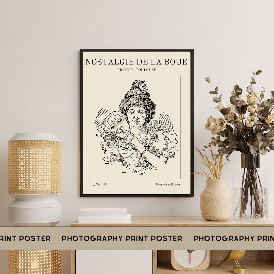 Vintage Poster, Printable Poster, Retro Poster, Minimal Poster, Digital ...