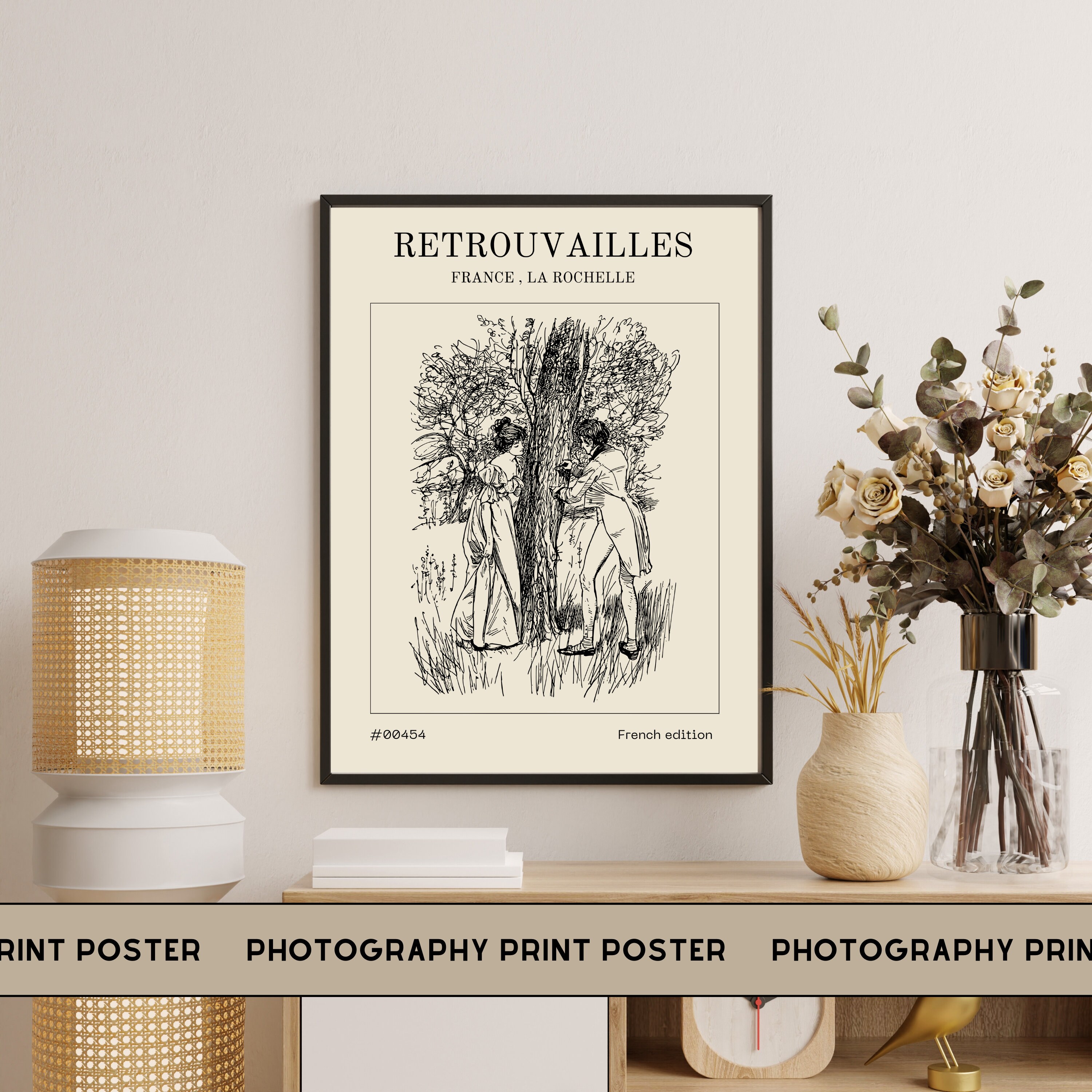 Vintage Poster, Printable Poster, Retro Poster, Minimal Poster, Digital ...