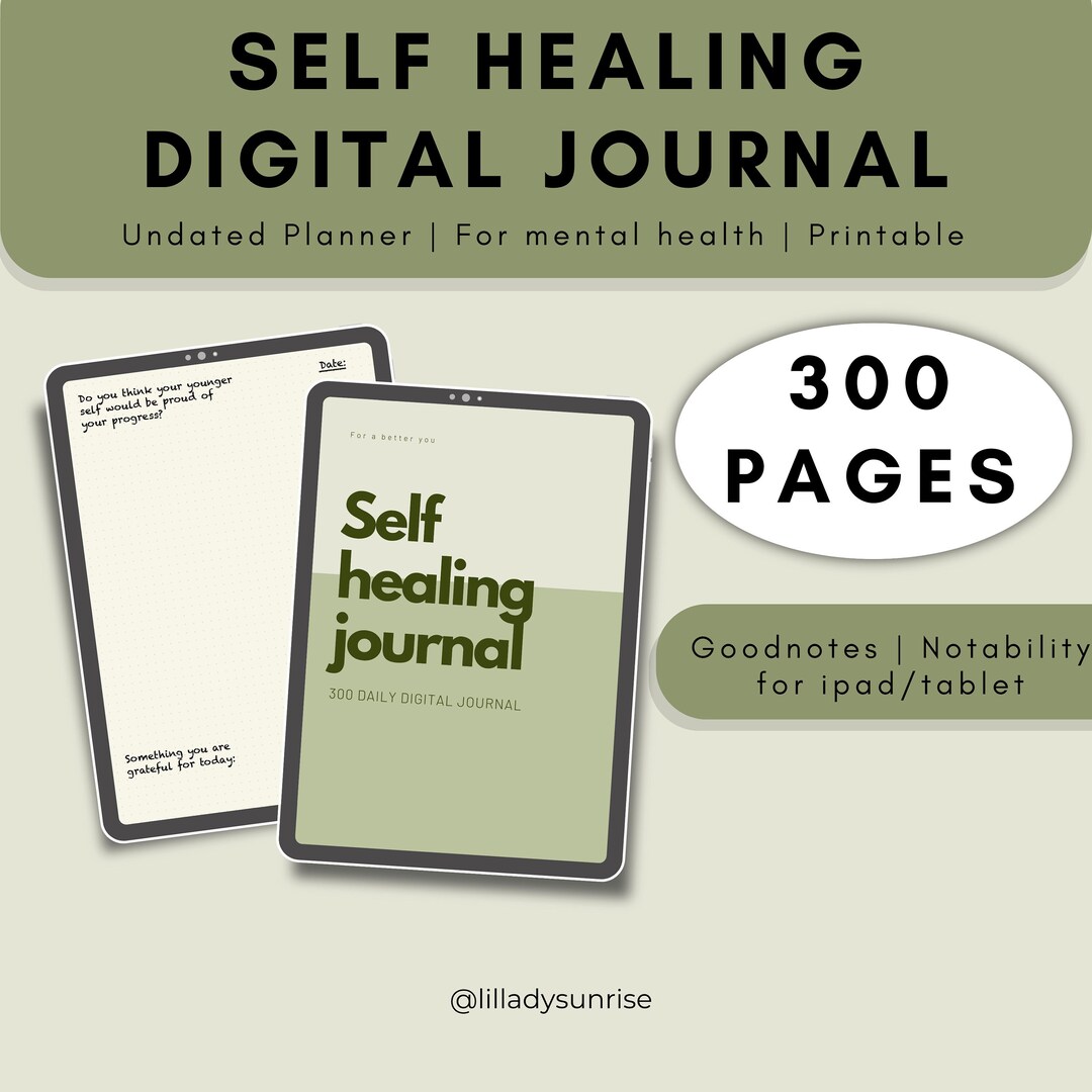 Self Healing Journal: Mental Health Workbook, Shadow Work (digital) - Etsy