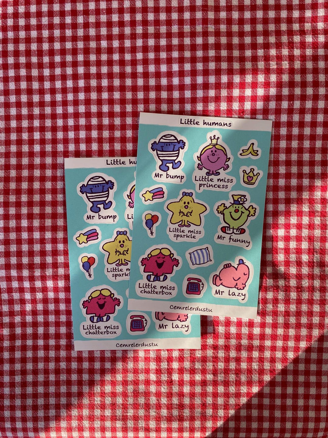Little Humans Pinterest Sticker Sheets: Handmade Stickers for Scrapbook ...