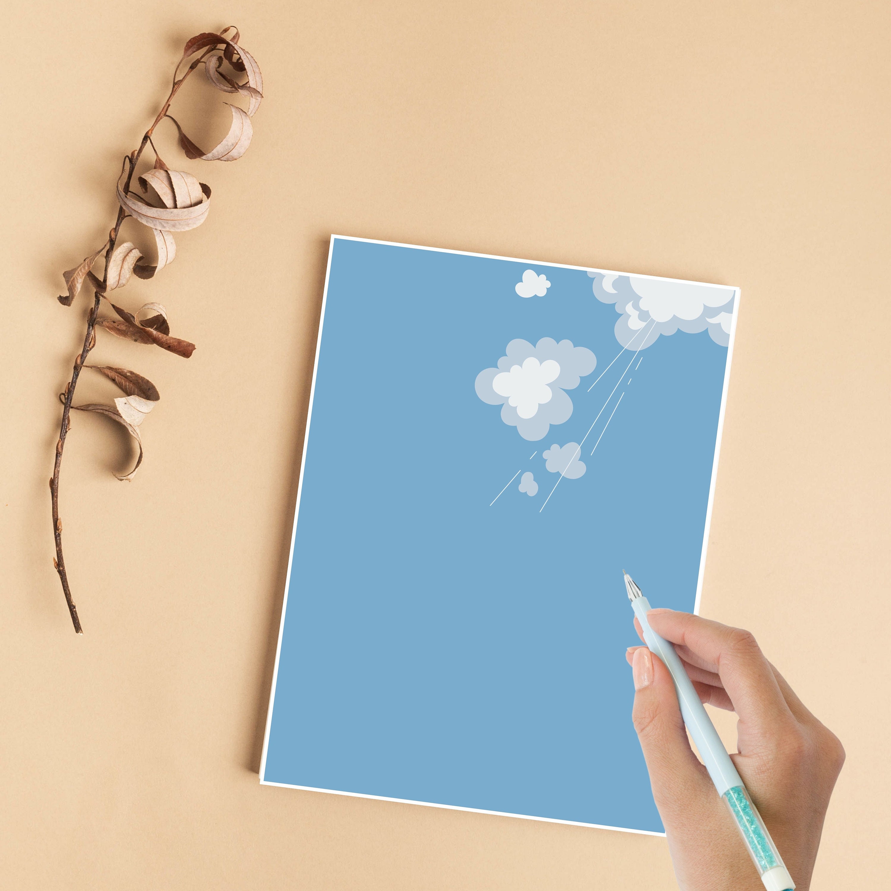 Sky Goodnotes Note Paper | 15 Different Designs of Papers, Journal ...