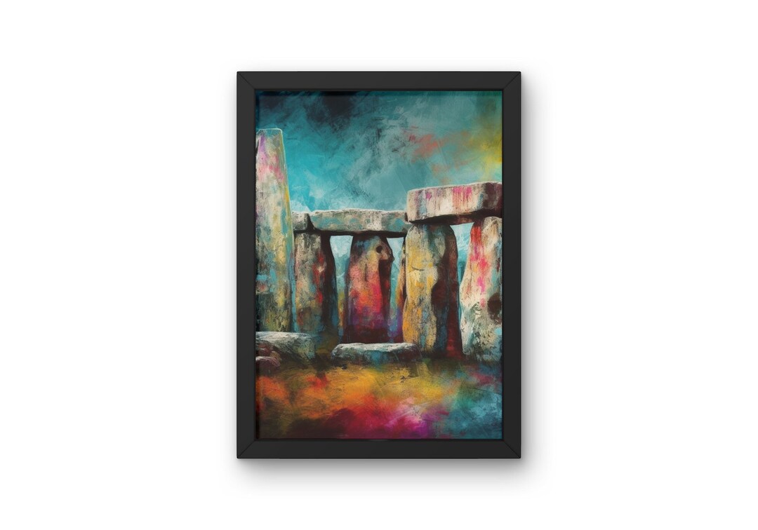 Stonehenge Painting Portrait Painting Stonehenge Digital Art Digital ...