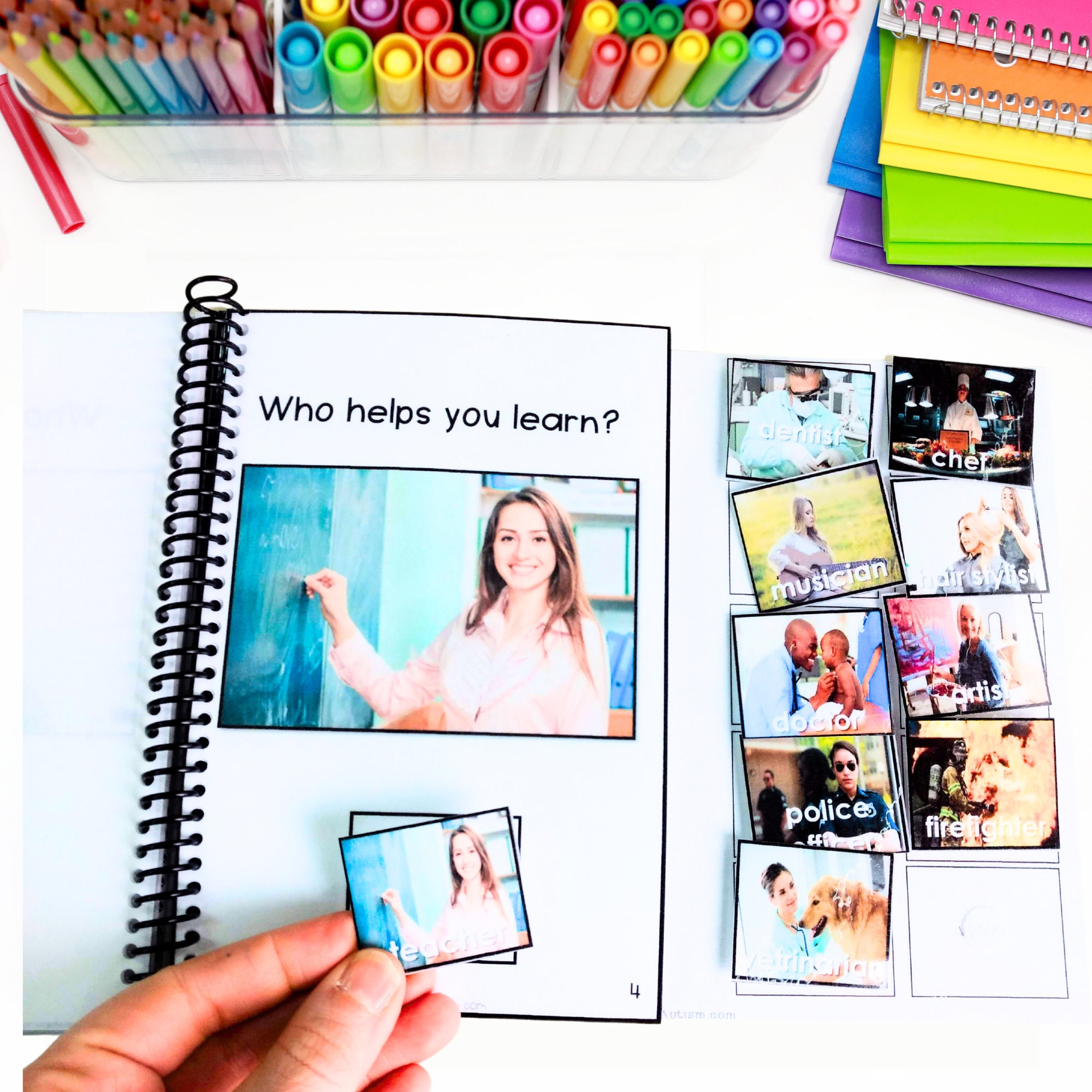 WH Question Adapted Books With Visuals | WH Question Activities - Etsy