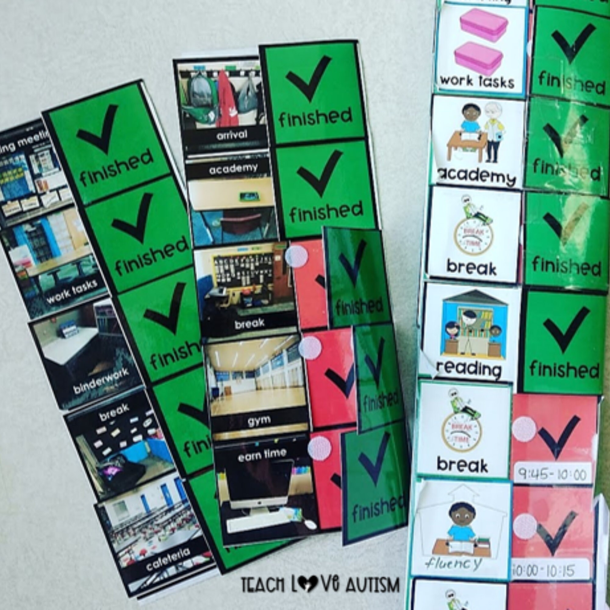 Editable Visual Schedule for Special Education - Etsy