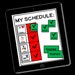 Editable Visual Schedule for Special Education - Etsy
