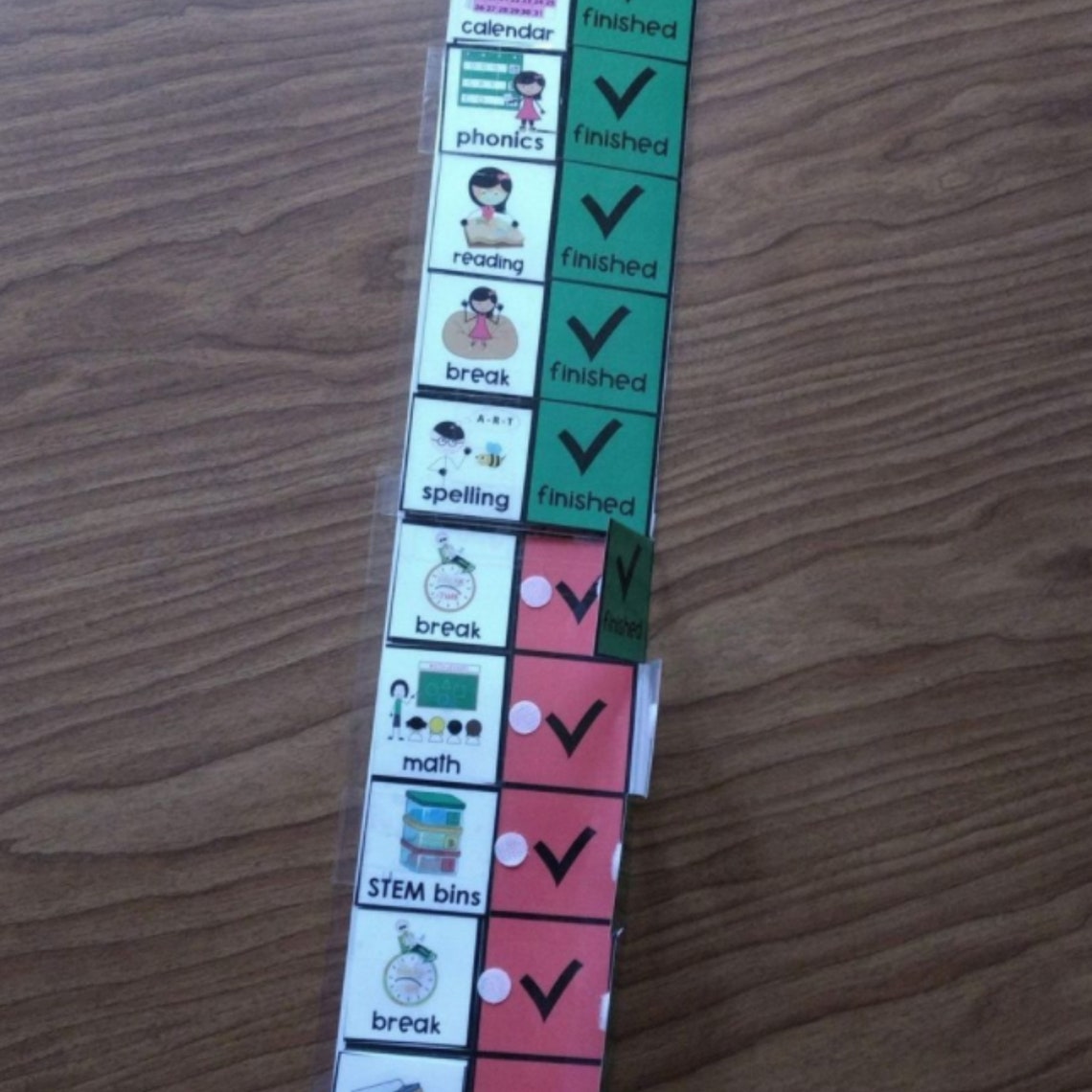 Editable Visual Schedule for Special Education - Etsy