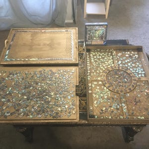 Spinning Puzzle Board, Sorting Tray, & Magnet Lid - Celtic Engraved ...