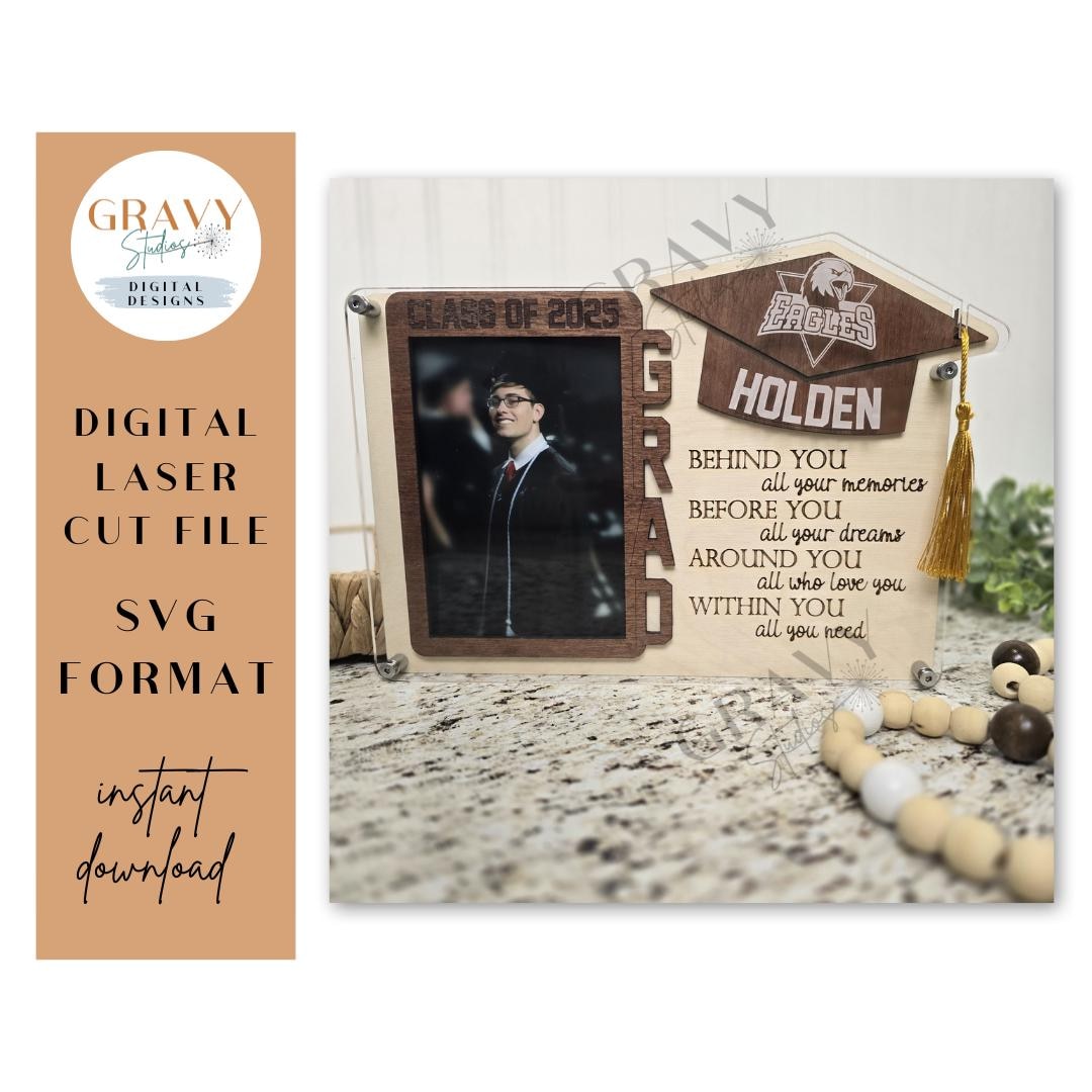Graduation Frame SVG | Graduation File | Graduate Gift File ...