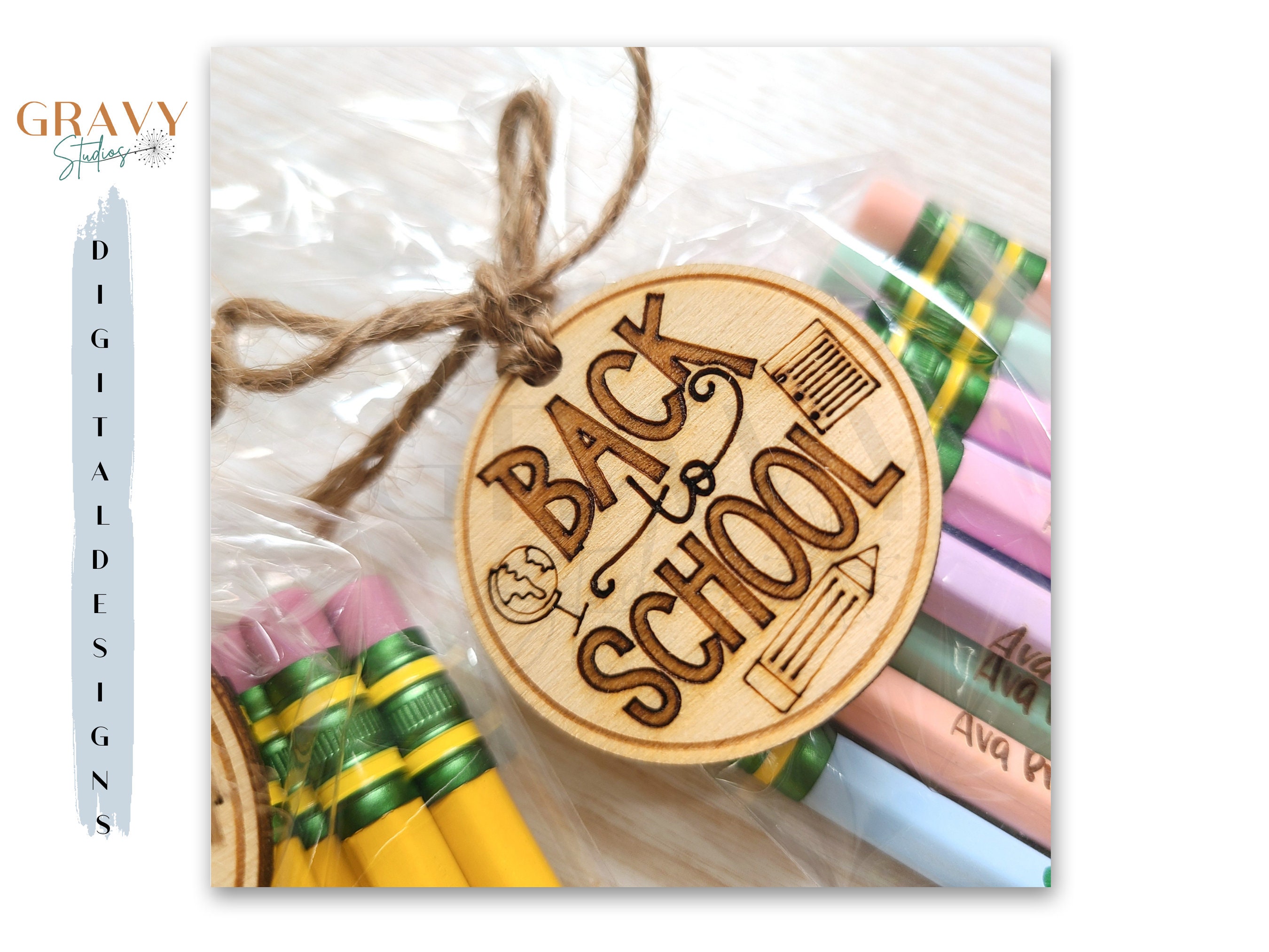 Back to School Packaging: Scrap Buster Laser Cut File SVG (digital ...