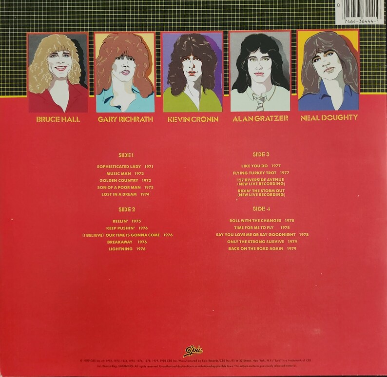REO Speedwagon - A Decade of Rock and Roll 1970 to 1980. Vintage 1980 ...