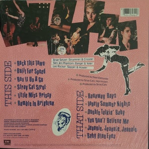Stray Cats - Built for Speed. Vintage 1982 Vinyl LP. FREE SHIPPING ...
