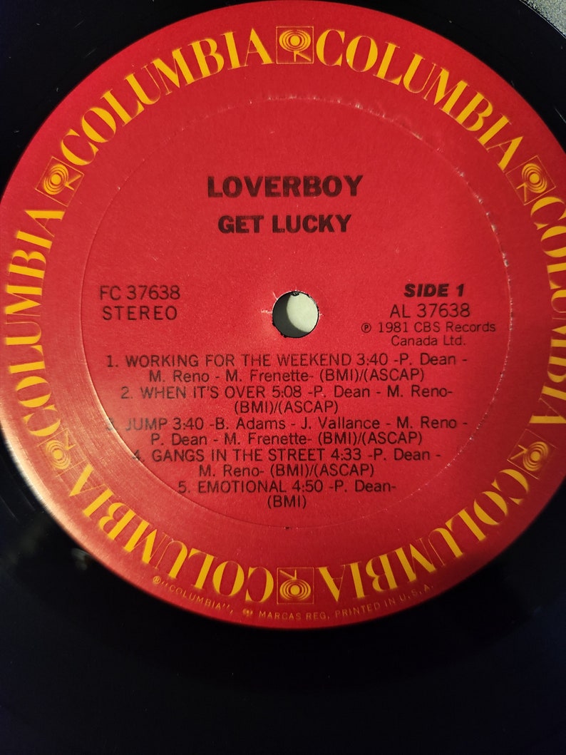 Loverboy - Get Lucky. Vintage 1981 Vinyl LP. FREE SHIPPING!!! - Etsy