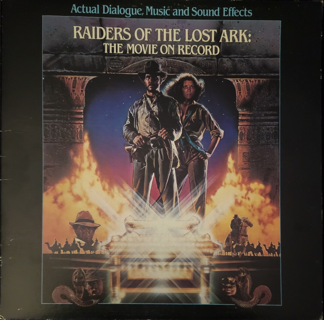 Raiders of the Lost Ark: the Movie on Record. Rare Vintage 1981 Vinyl ...