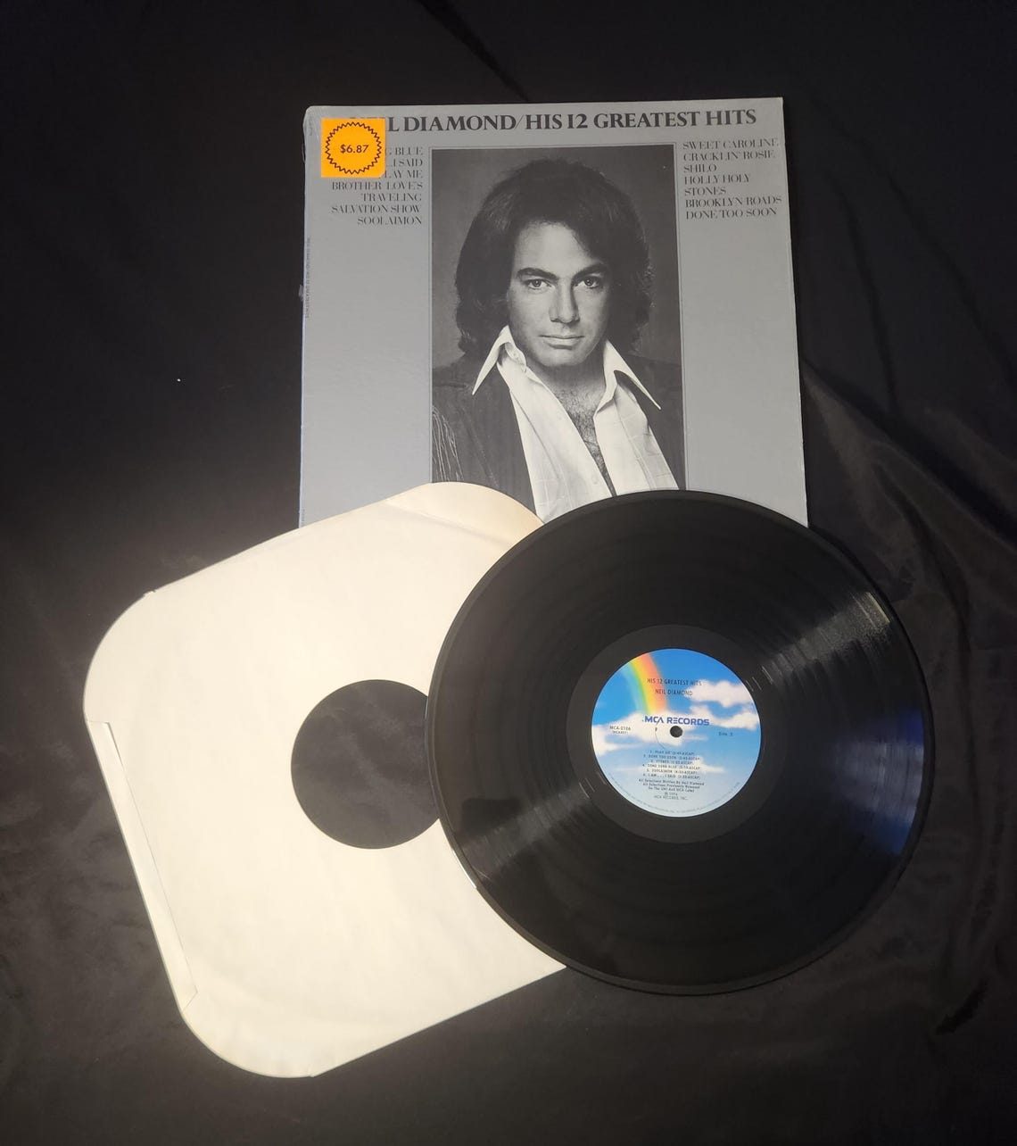 Neil Diamond - His 12 Greatest Hits. Vintage 1974 Vinyl LP. FREE ...
