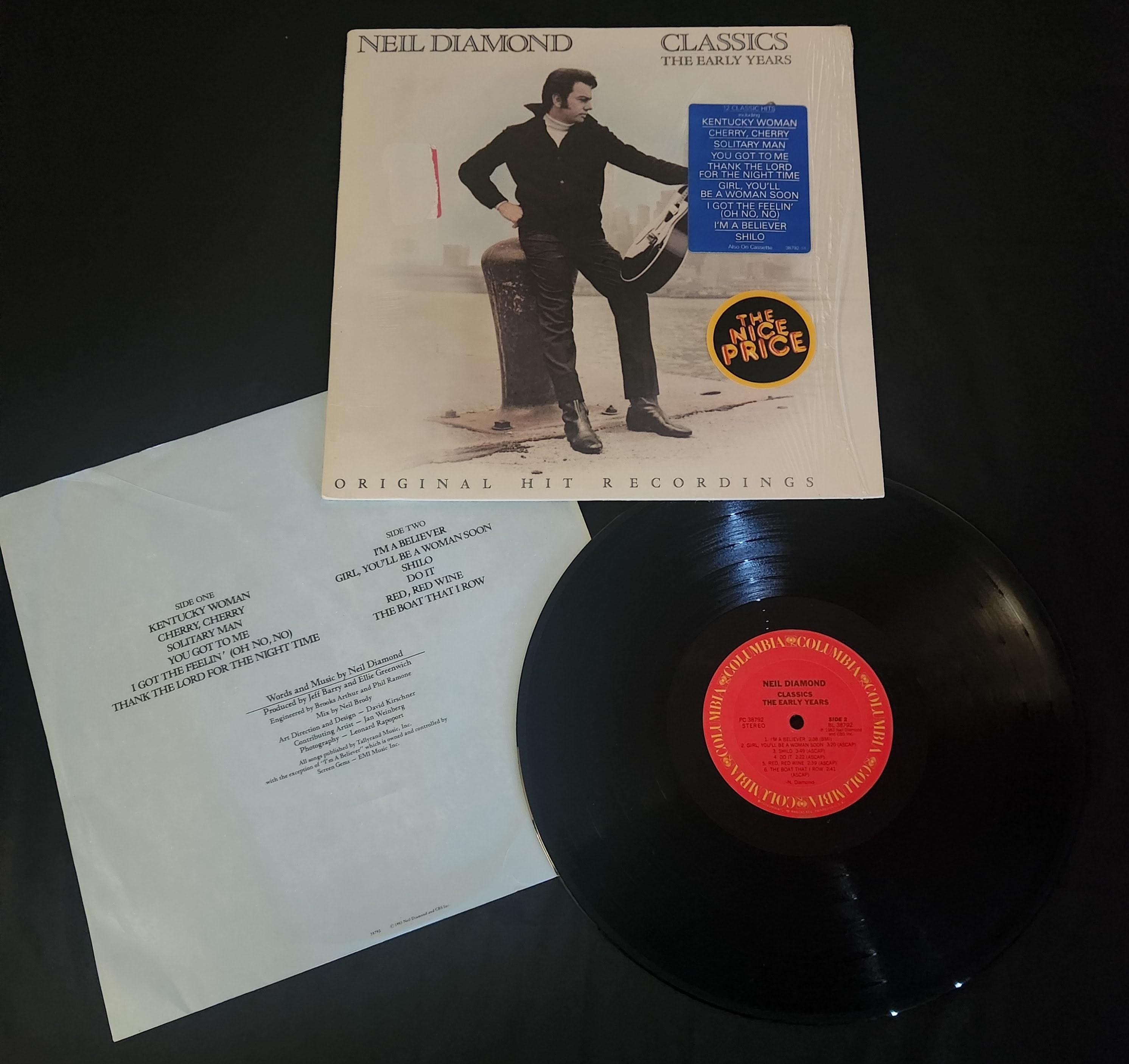 Neil Diamond Classics: the Early Years. Vintage 1983 Vinyl - Etsy