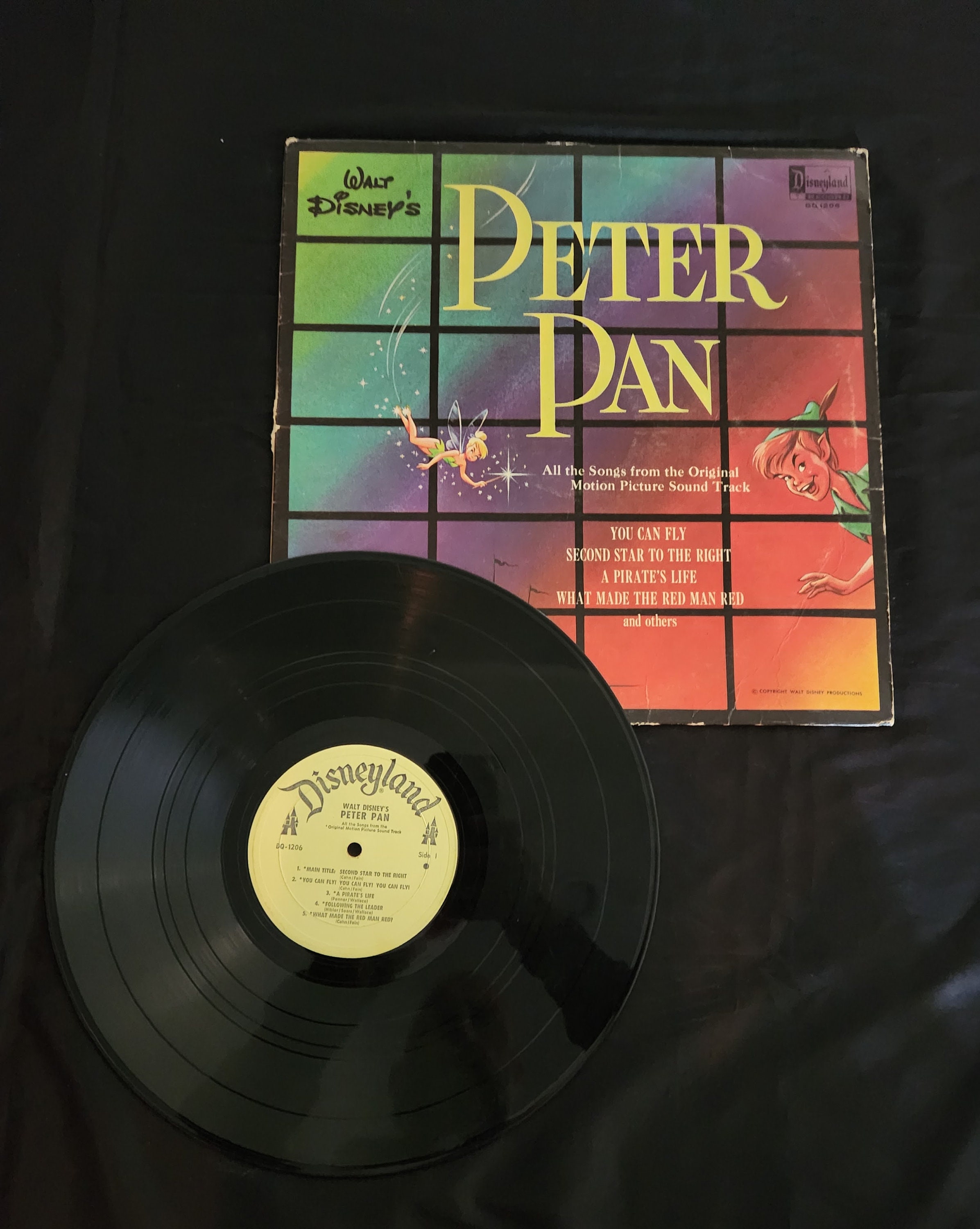 Walt Disney's Peter Pan Soundtrack. Rare 1969 Vinyl LP. - Etsy
