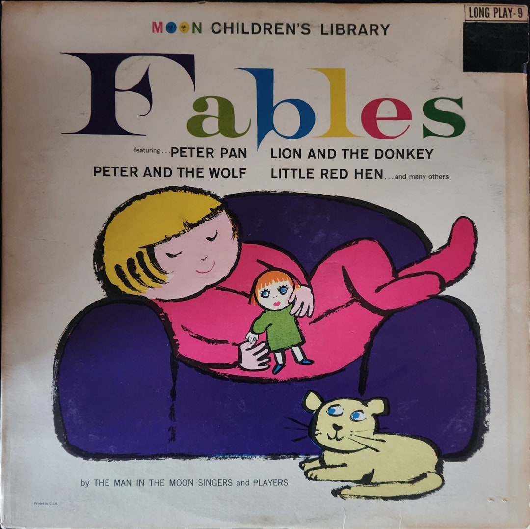 Moon Children's Library Fables. 1960's Rare Vintage Vinyl. FREE ...