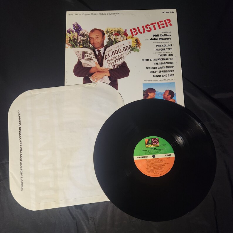 Buster - Original Motion Picture Soundtrack.phil Collins. Vintage 1988 ...