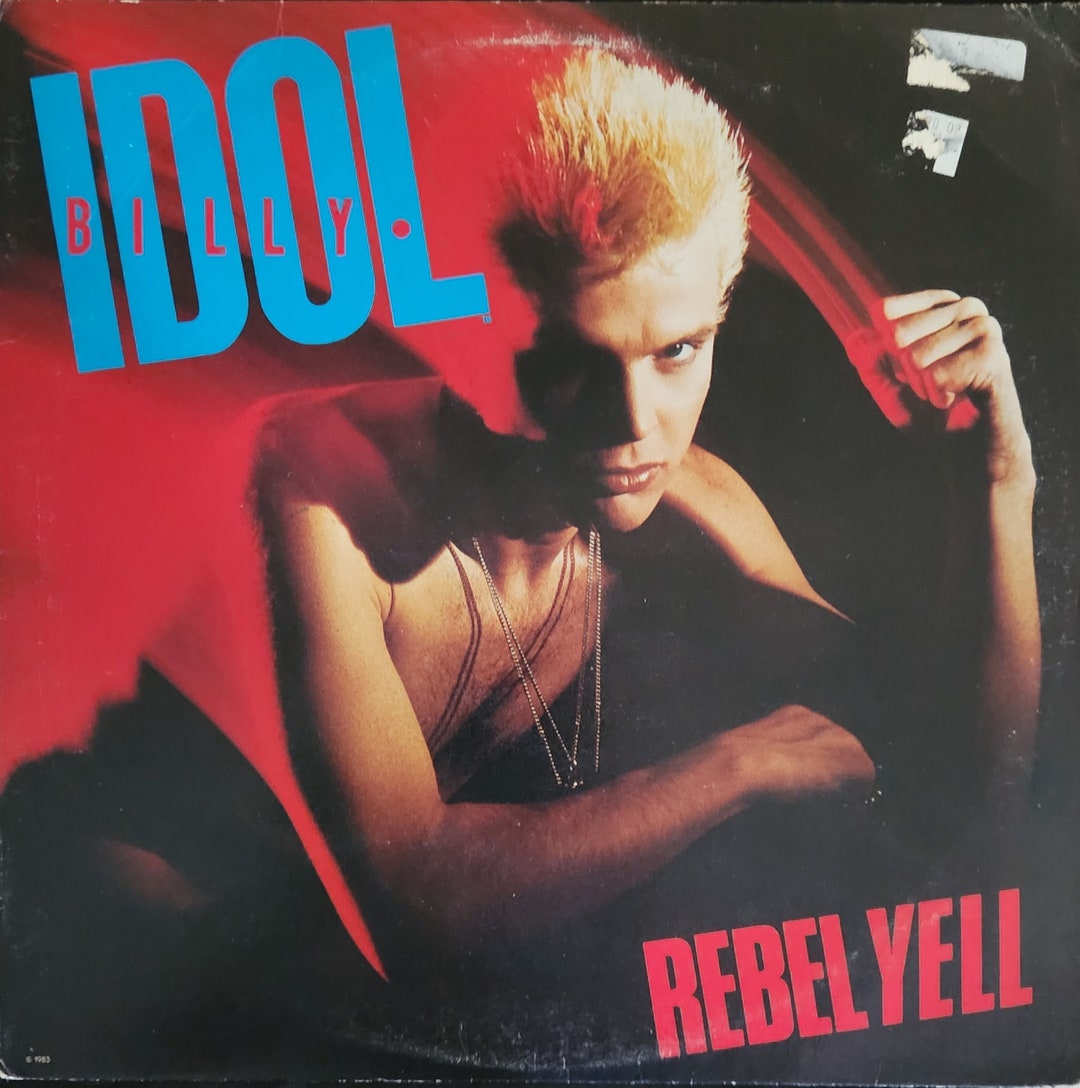 Billy Idol Rebel Yell Vintage 1983 Vinyl Lp Free Shipping Etsy
