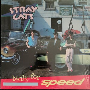Stray Cats - Built for Speed. Vintage 1982 Vinyl LP. FREE SHIPPING ...