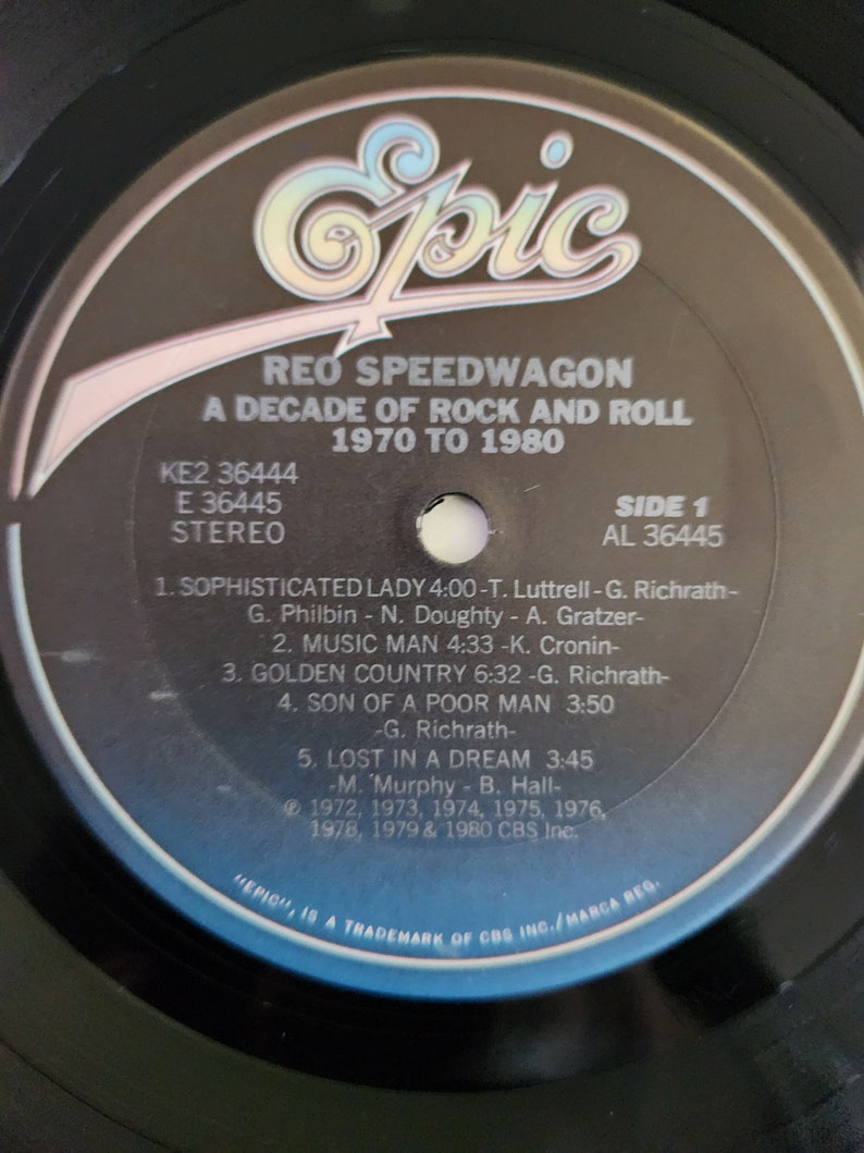 REO Speedwagon - A Decade of Rock and Roll 1970 to 1980. Vintage 1980 ...