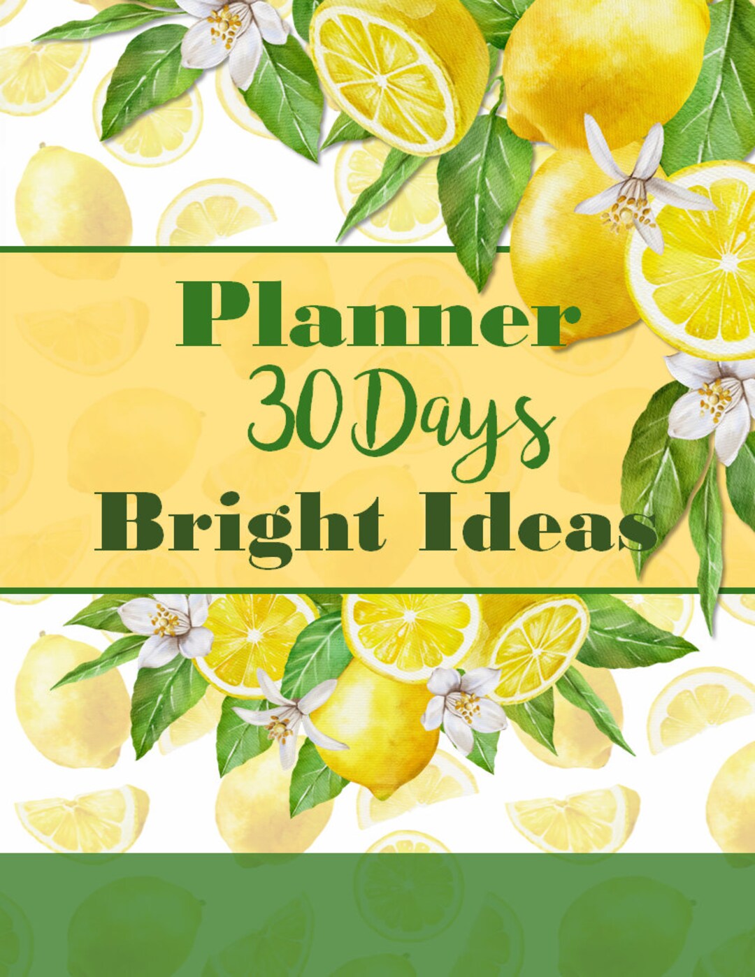 Planner 30 Day Bright Ideas, Beautiful Design, Easy-to-use Format ...
