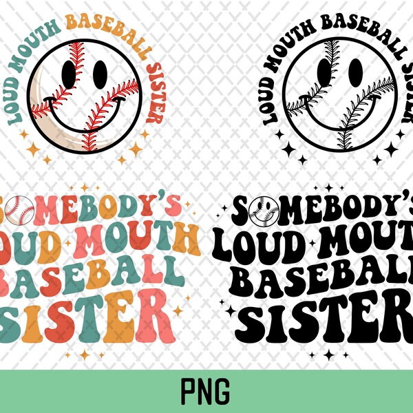 Somebody Loud Baseball Sister Etsy