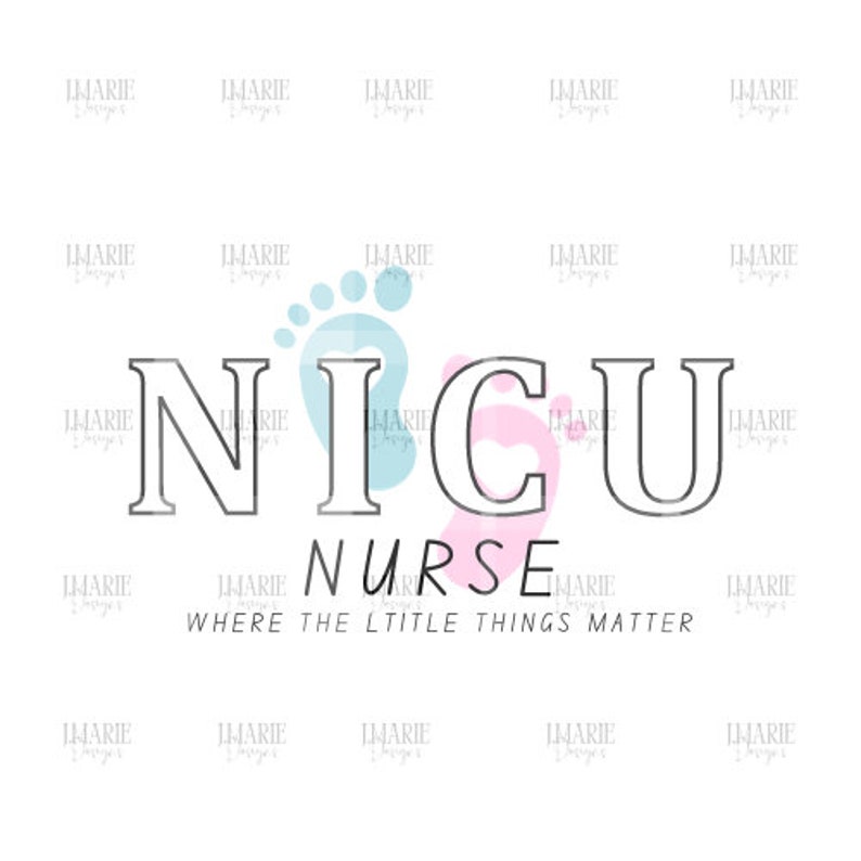 NICU Nurse SVG - Etsy