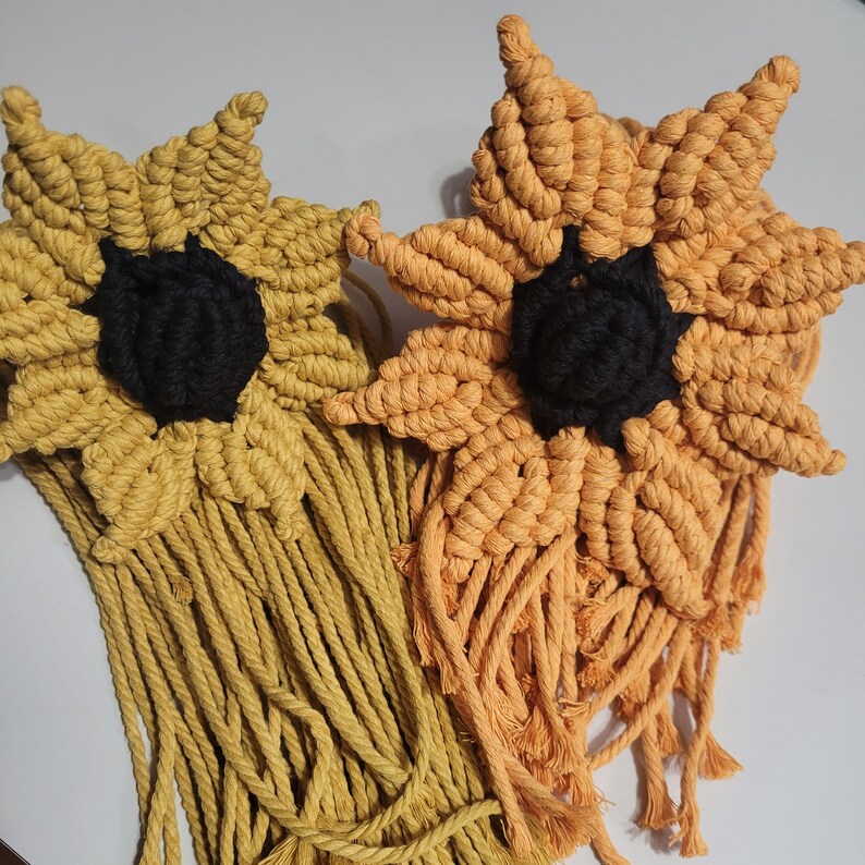 Macrame Sunflowers - Etsy